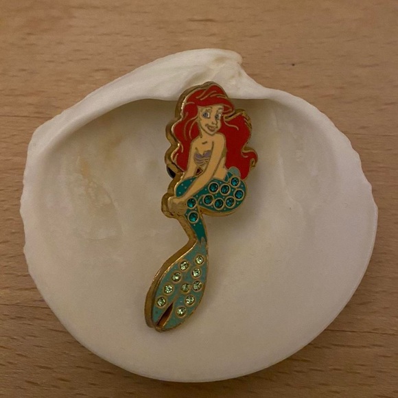 Disney | Accessories | The Little Mermaid Jeweled Official Disney Pin ...
